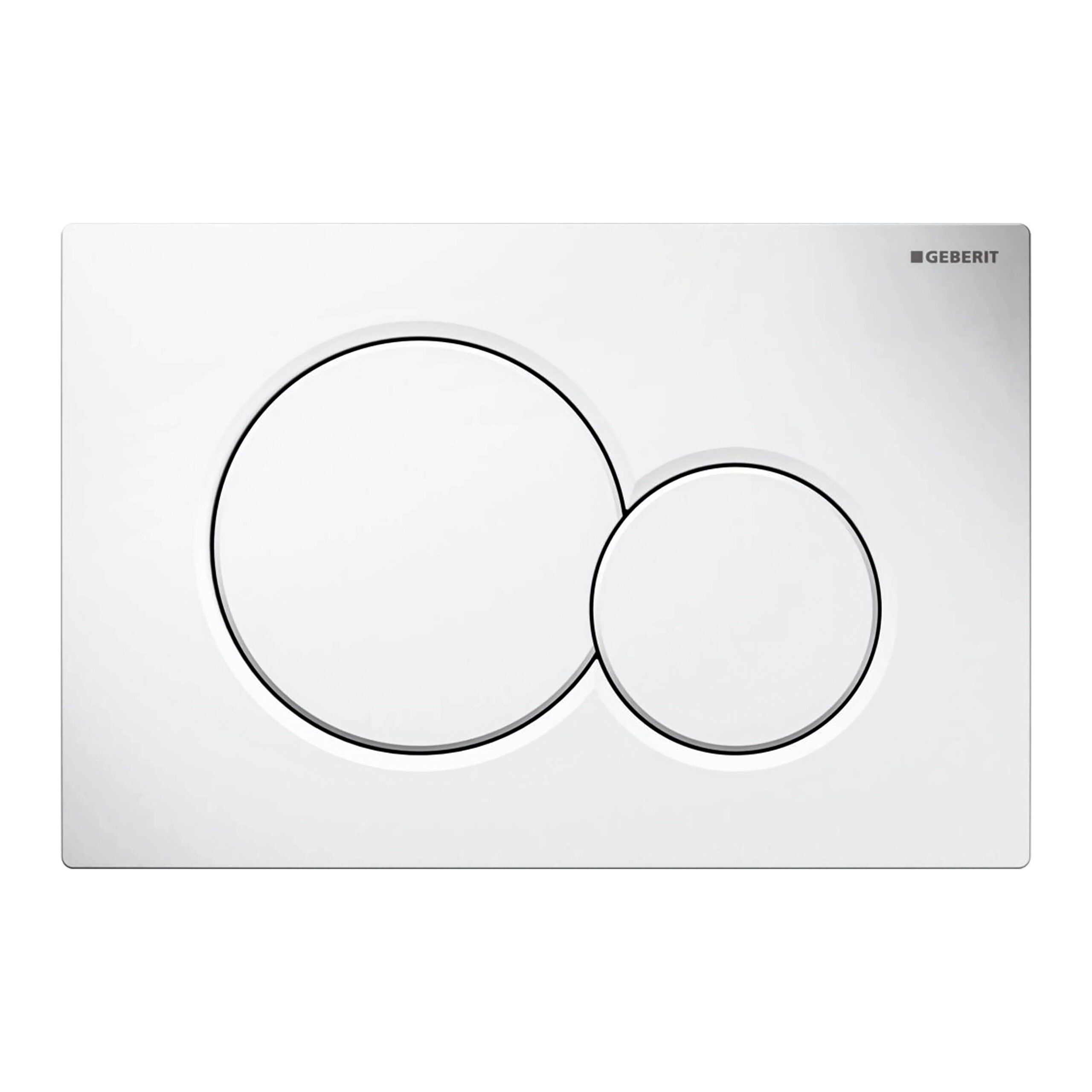 Geberit Sigma01 White Control Panel - erfuhome.com